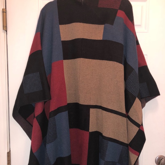 Forever 21 | Sweaters | Forever 2 Multicolored Pancho One Size | Poshmark
